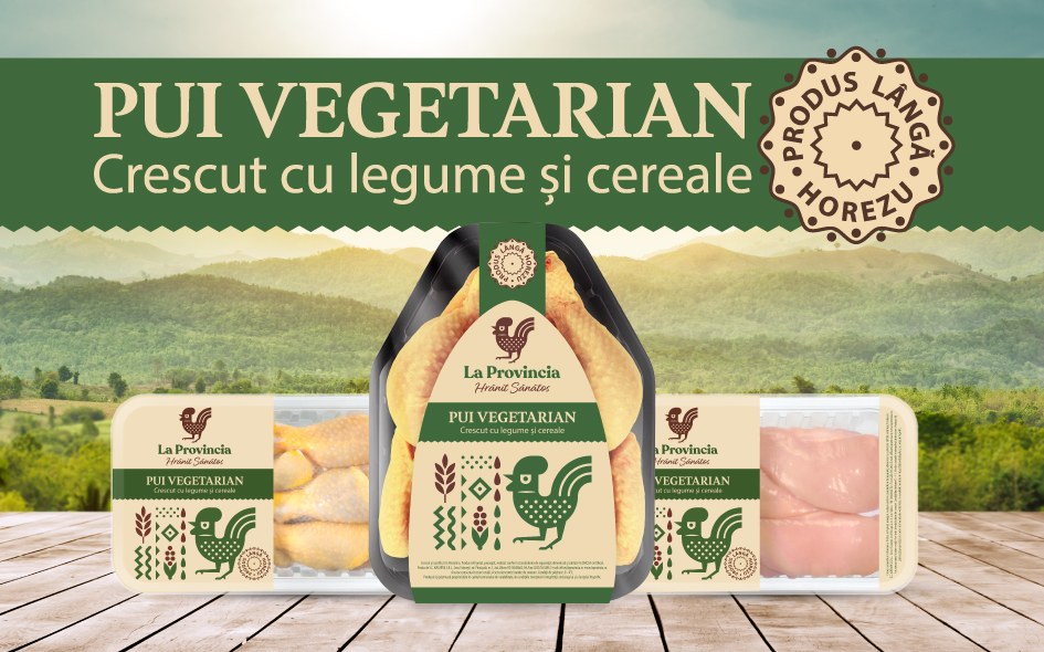 Puiul Vegetarian - Crescut cu Legume si Cereale